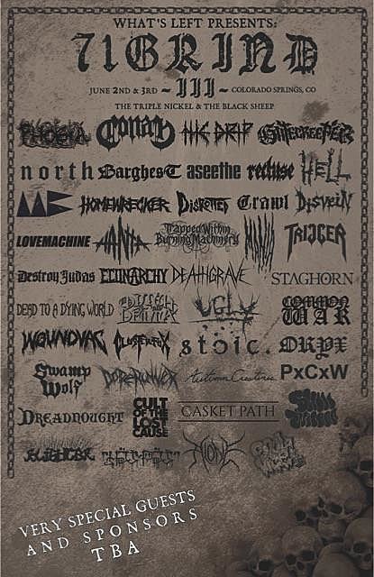 71 Grind Festival Announces Lineup