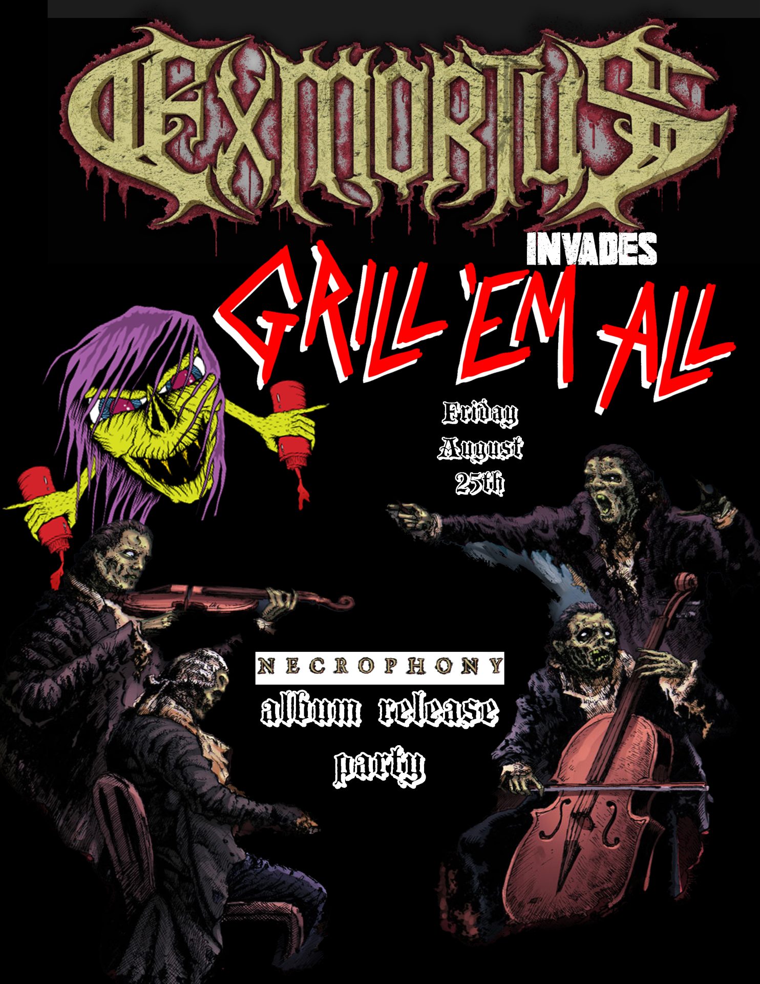 Exmortus Wields Deathly Virtuosity on "Necrophony" (Interview)