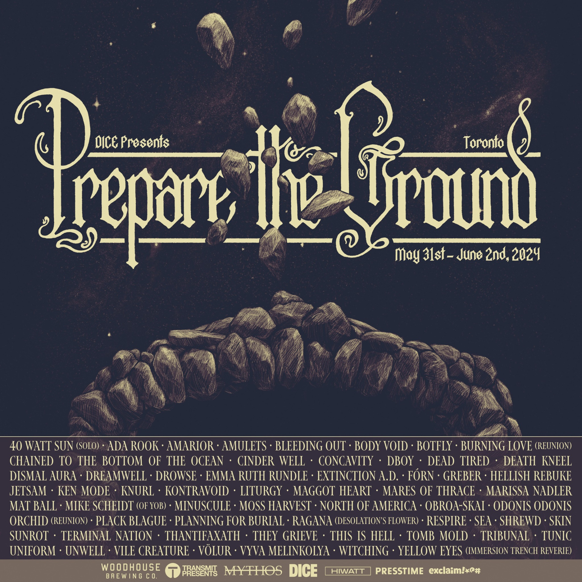 Prepare The Ground Fest (31 May-2 June) Announces Full Lineup